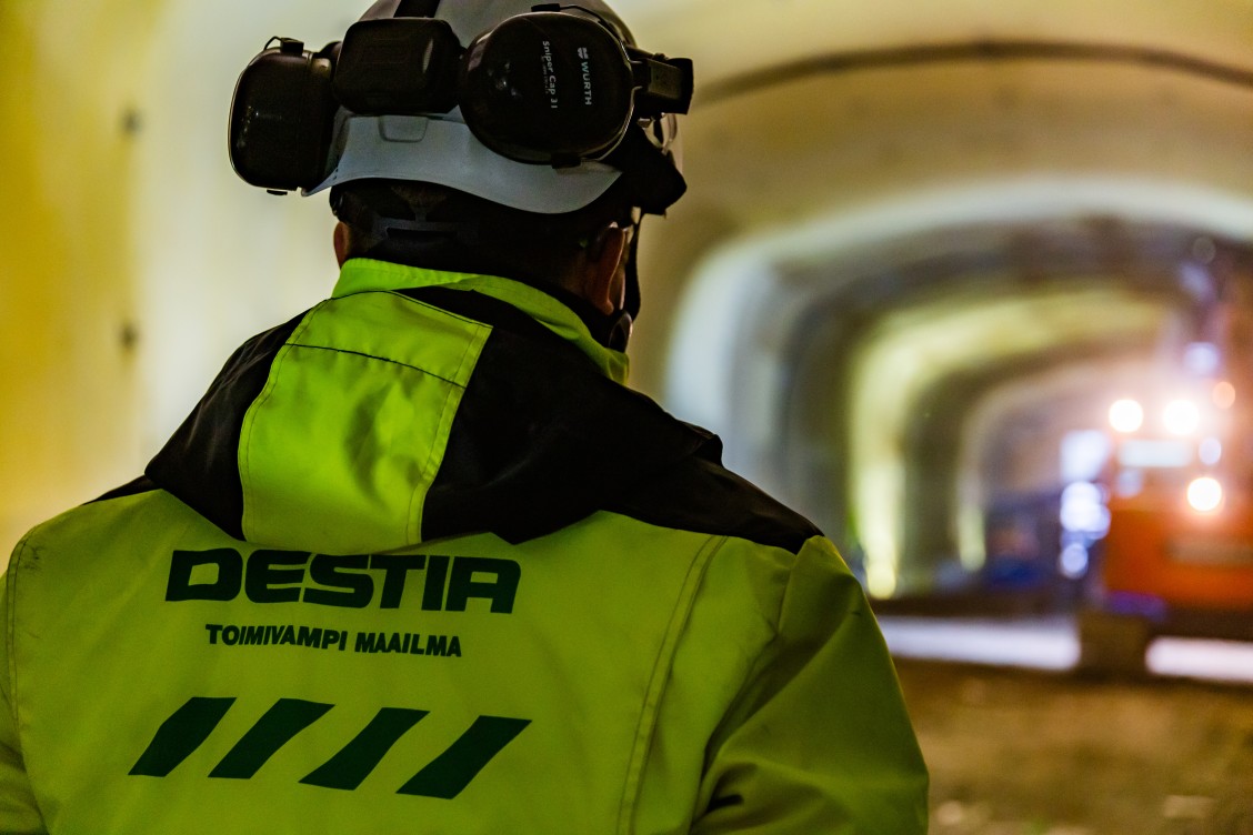 Kuparivuoren tunneli yhdistää liikennevirtoja Varsinais-Suomessa - Destia